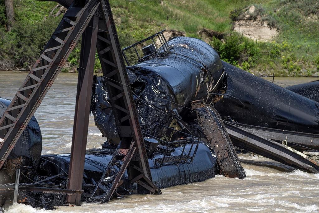 Cleanup begins after asphalt binder spill into Montana's Yellowstone ...