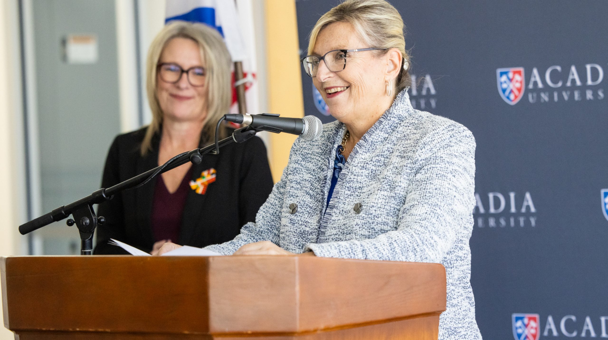 N.S. Minister of Justice replaced: Barbara Adams