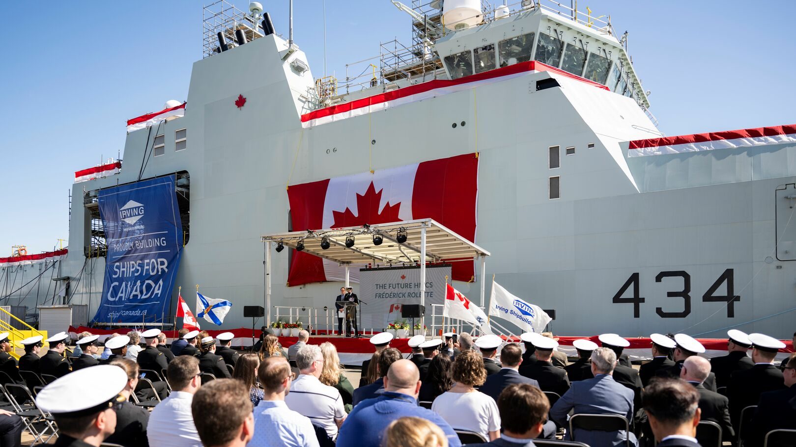 Arctic patrol ship named after war hero from 1812
