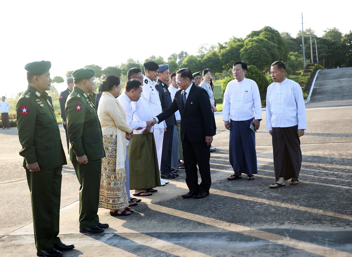 Head of Myanmar's military government visits close ally China for the ...