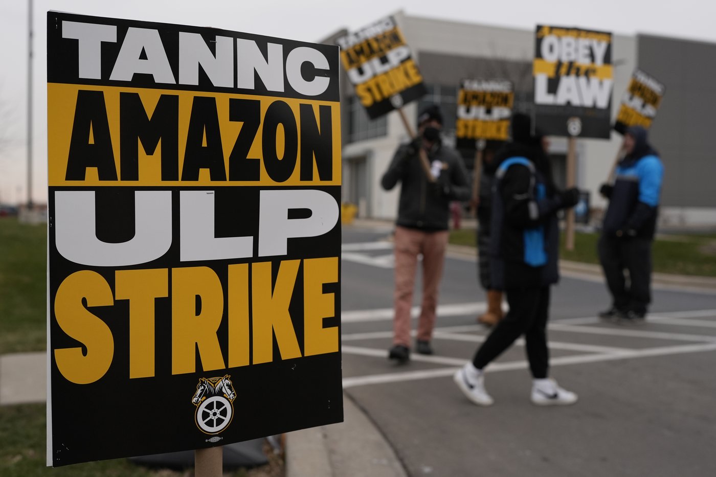 Amazon workers strike at multiple facilities as Teamsters seek labor ...