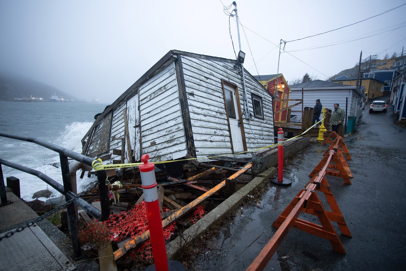 Part of street washed away and state of emergency declared in N.L. town ...