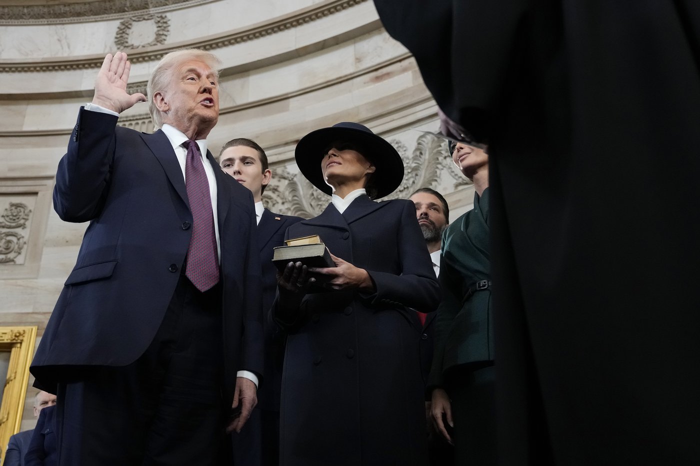 Beneath a veneer of calm, Trump's inauguration holds warning signs for ...