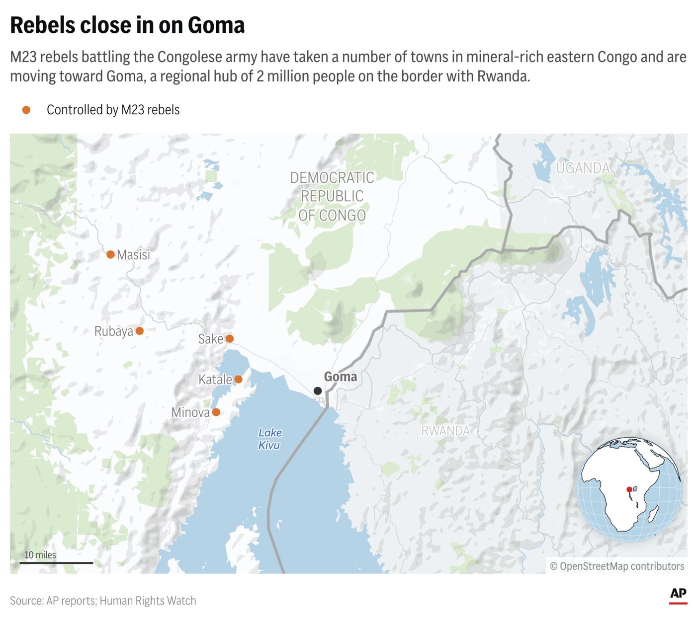 What to know about the escalating conflict in eastern Congo as rebels ...
