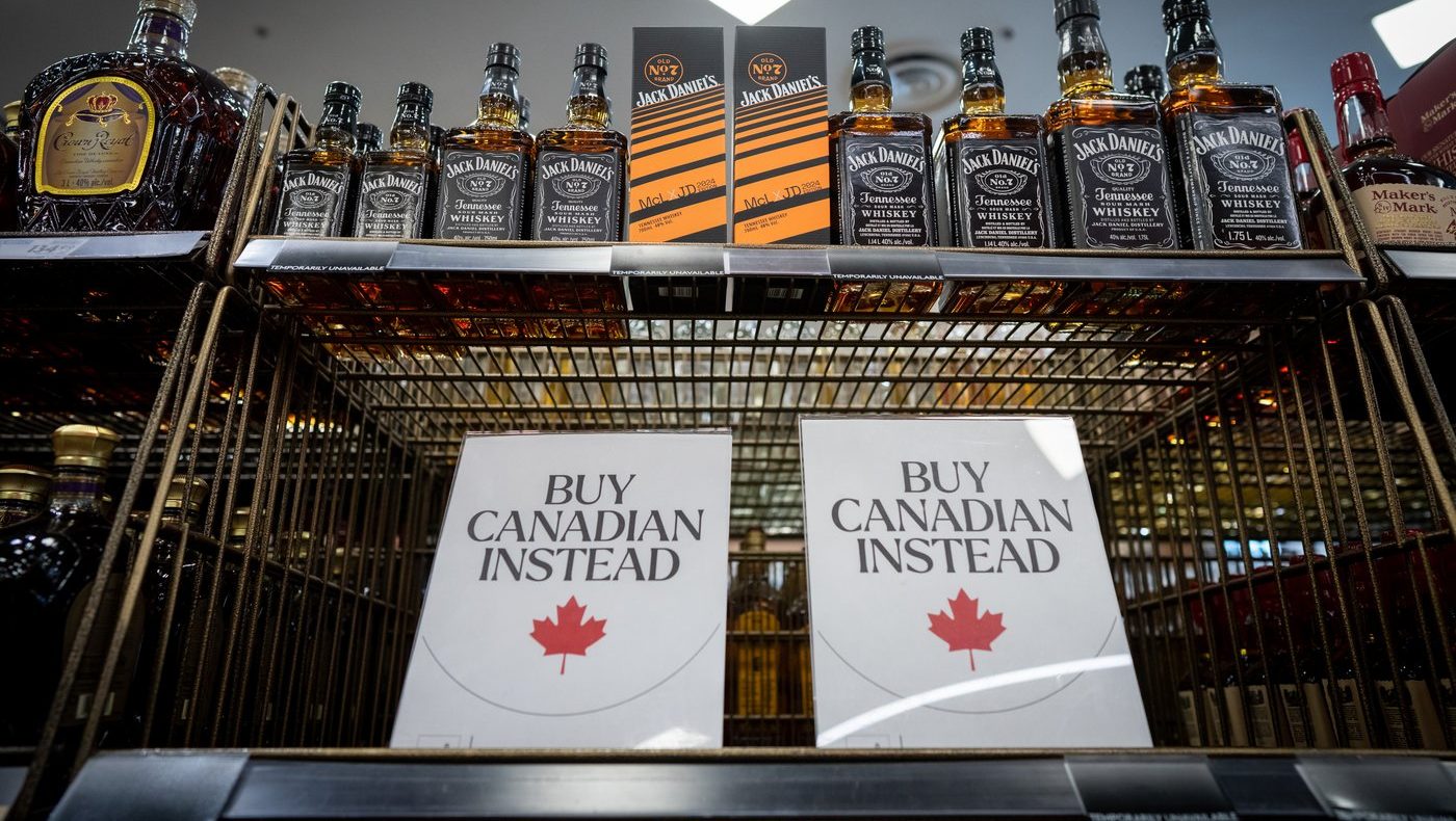 N.B. wants to sell its stock of American alcohol removed in anti-Trump ...
