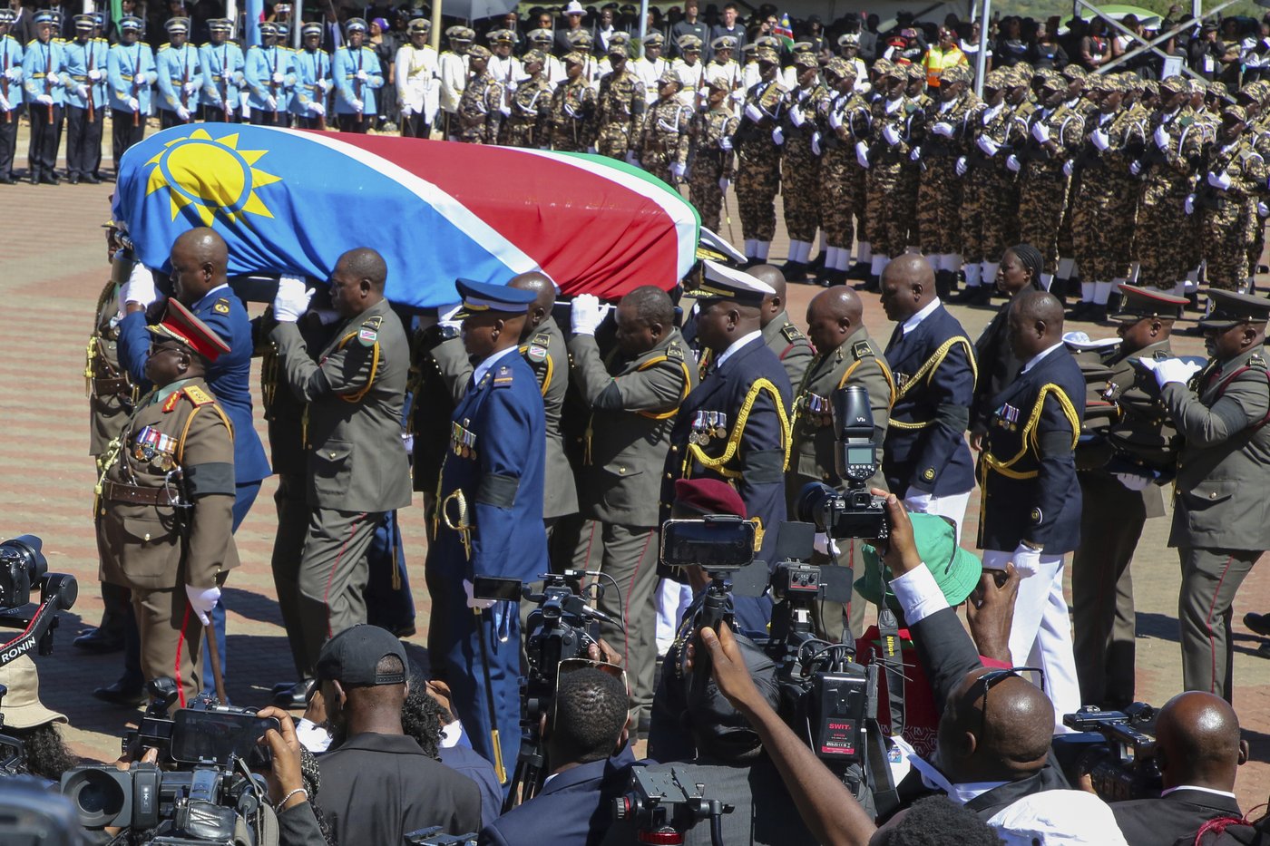 Namibian founding president Sam Nujoma is laid to rest and praised as ...