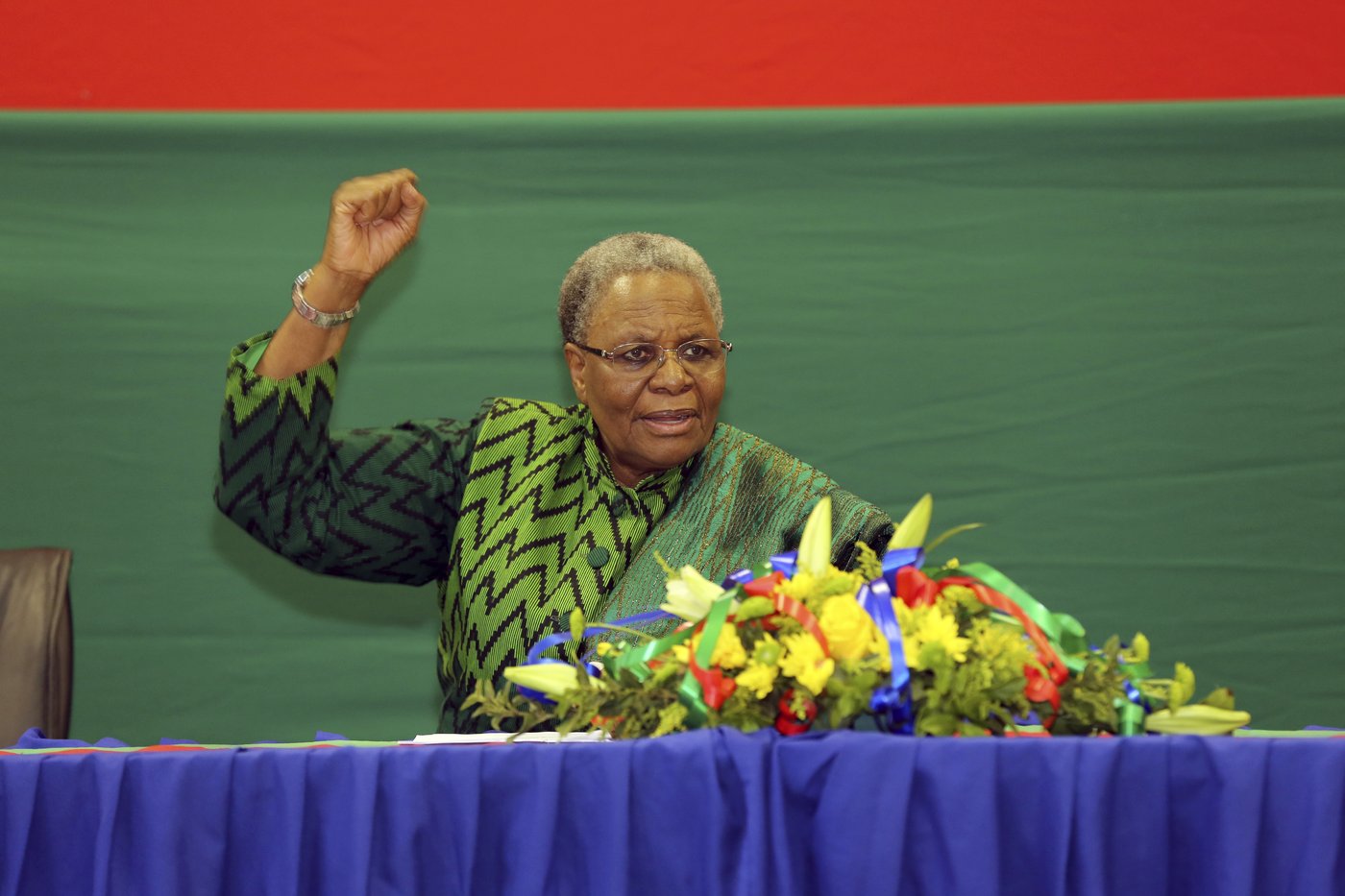 Netumbo Nandi-Ndaitwah is sworn in as Namibia's first female leader