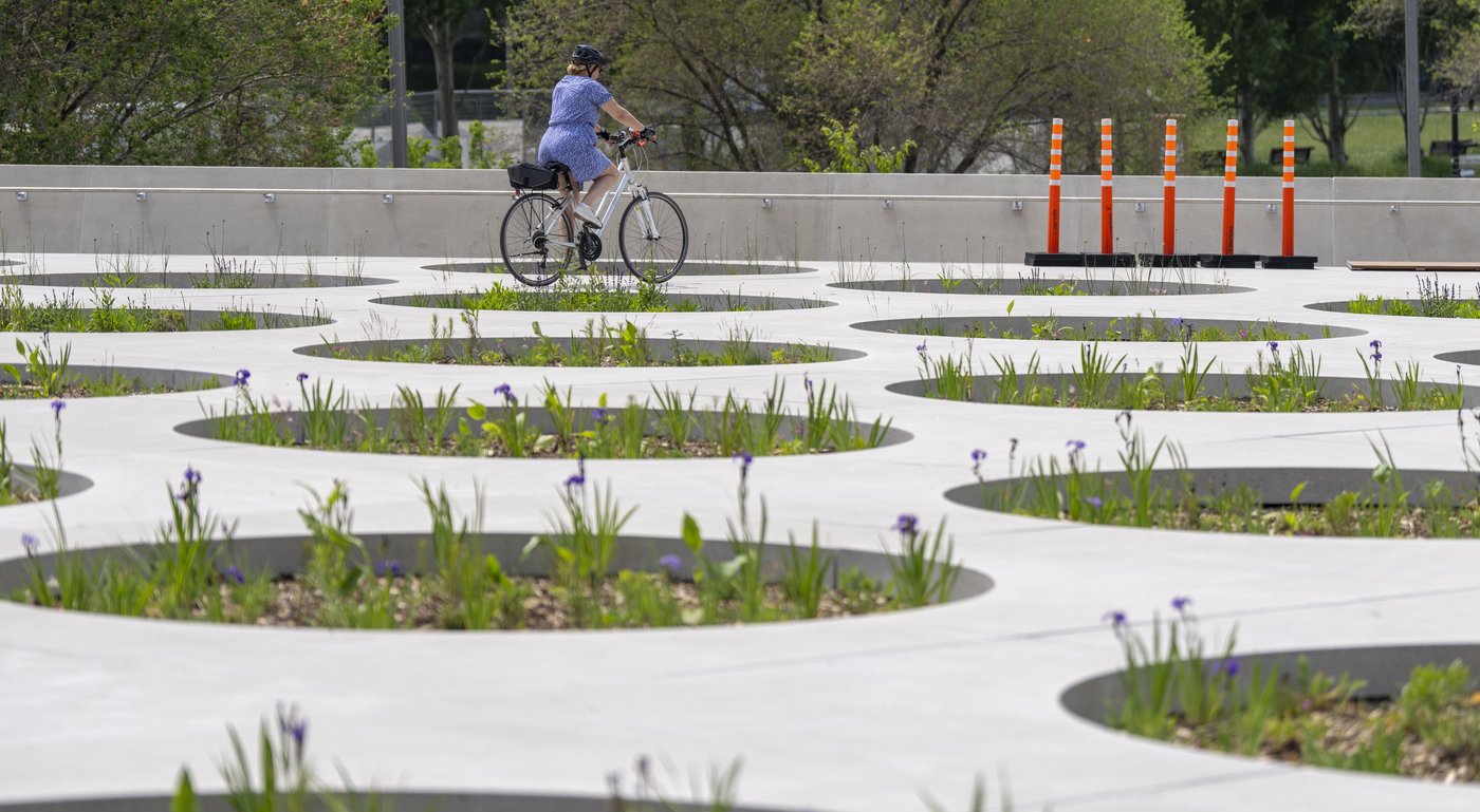 New Montreal square lined with orange cones after reports of tripping ...