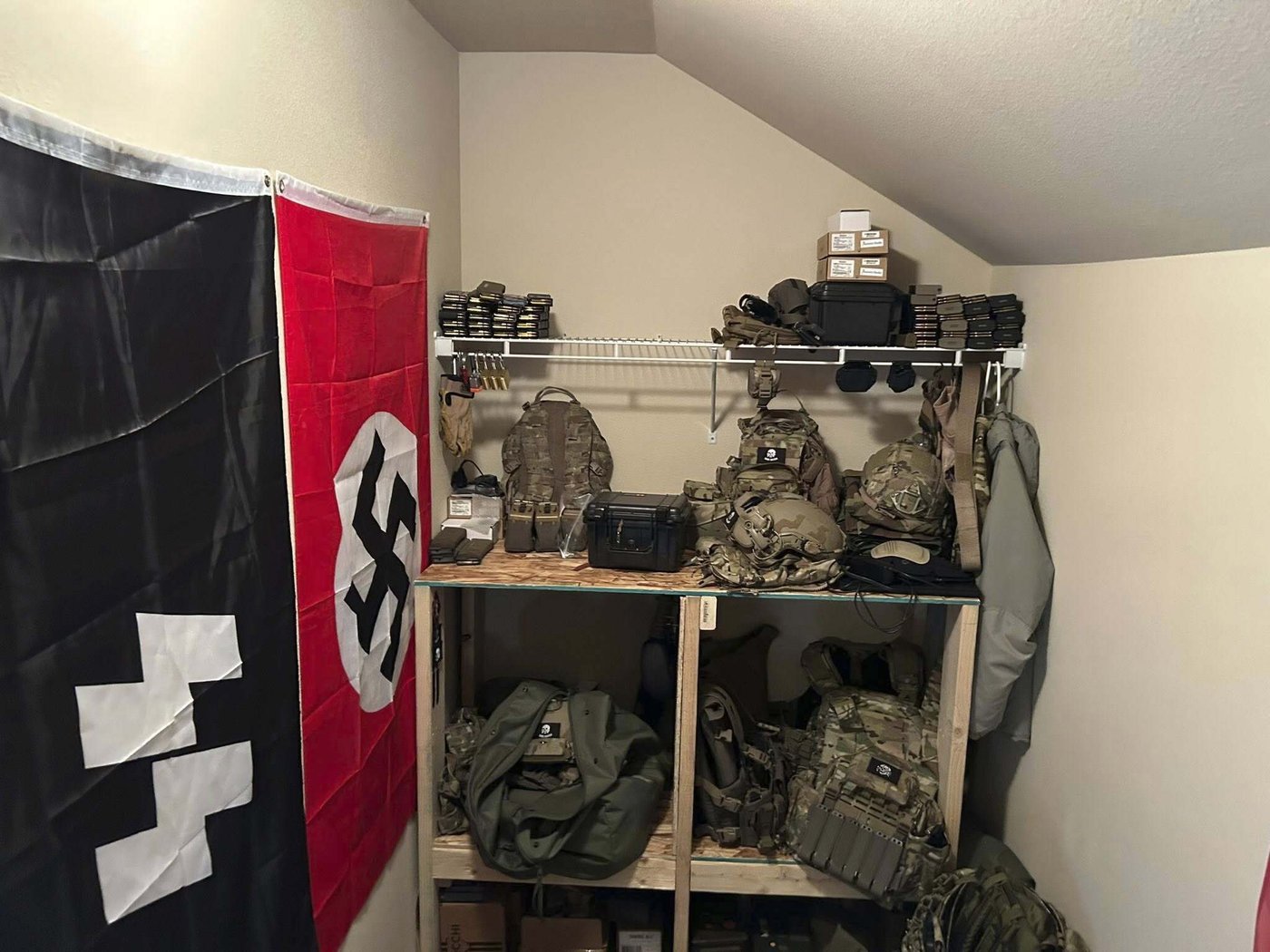 FBI discovers cache of guns, armor and Nazi paraphernalia while raiding ...