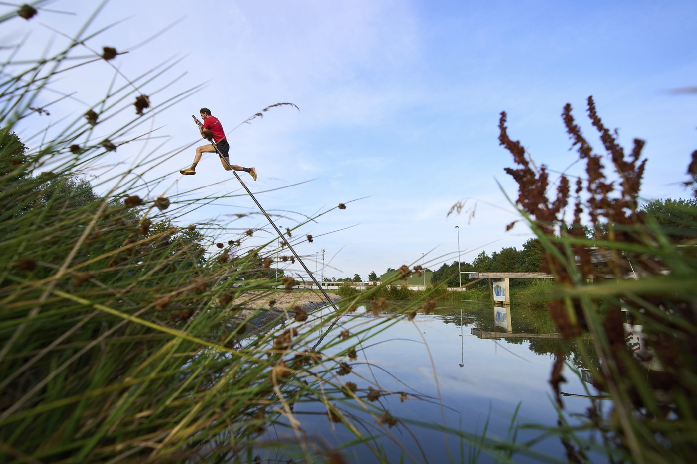 'You get to fly': Why Dutch athletes pole vault over canals