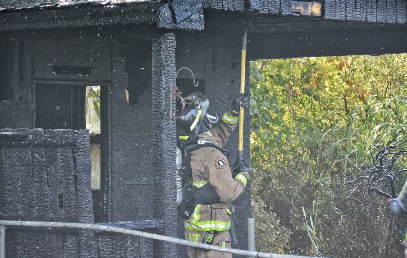 In photos: Firefighters tackle Thanksgiving blazes