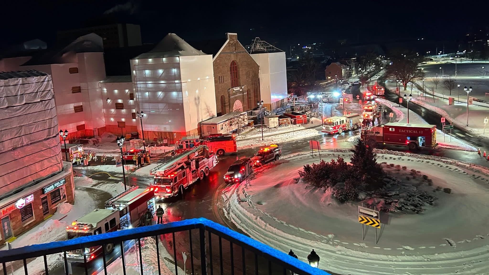 Firefighters responded to two-alarm blaze at Halifax Armoury