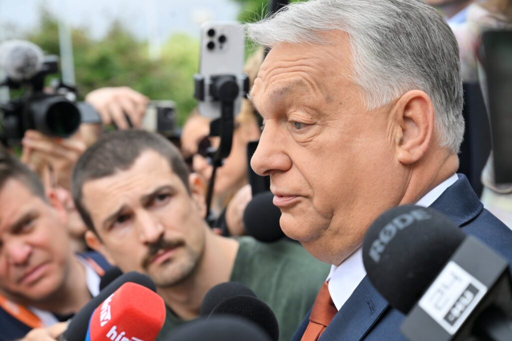 As Hungary’s new leader joins EU summit, sidelined Orbán meets with far ...