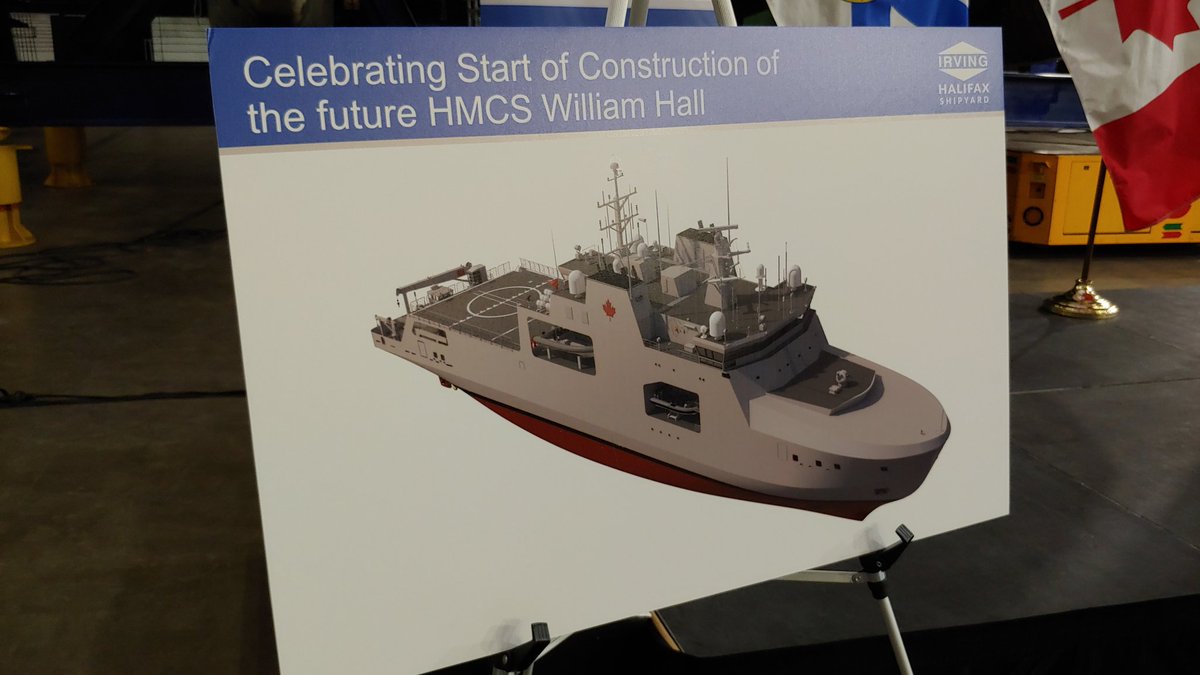 Construction begins on fourth AOPS vessel in Halifax
