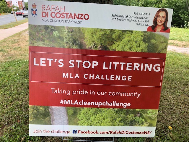Halifax MLA issues challenge to stop littering