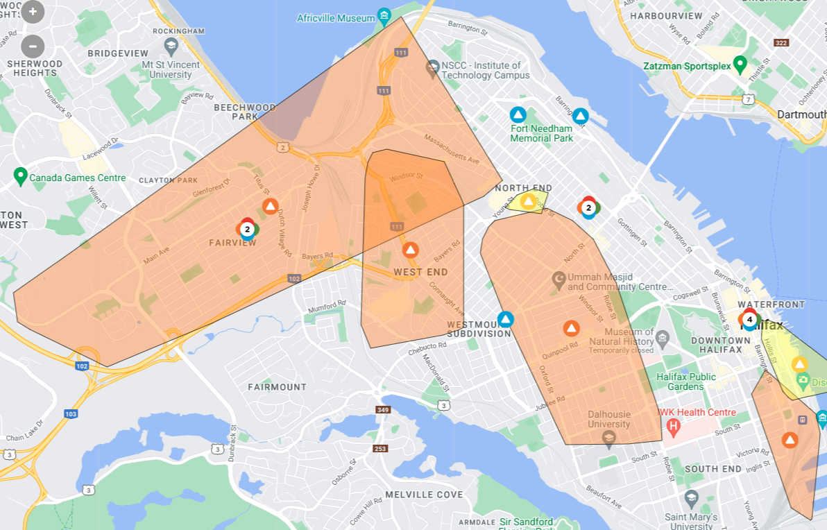 Freezing rain responsible for widespread power outages Monday (update)